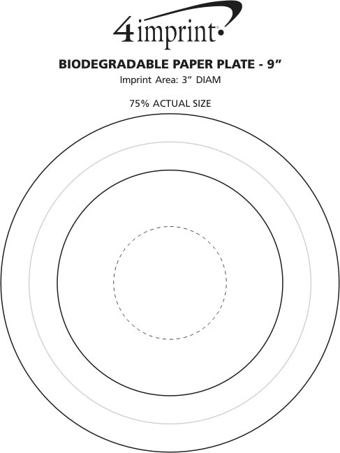4imprint.com: Paper Plate - 9" 101221-9