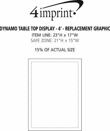 4imprint.com: Dynamo Tabletop Display - 4' - Replacement Graphic 102022-RG