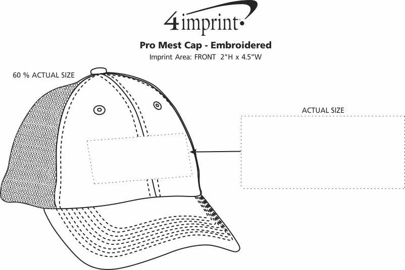4imprint.com: Pro Mesh Cap - Embroidered 103013-E
