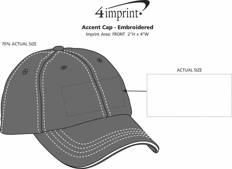 4imprint.com: Accent Cap - Embroidered 103015-E