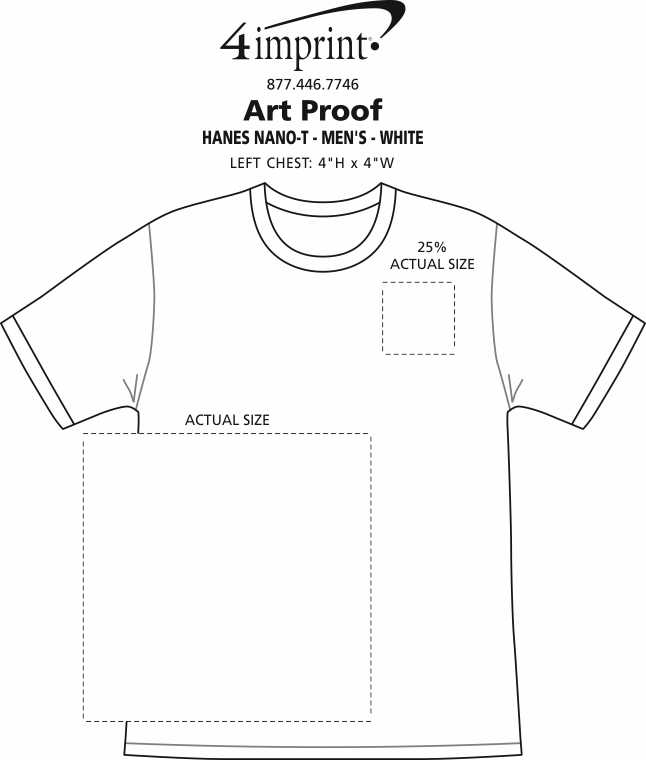 Hanes Perfect T Mens White 103478 M W