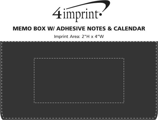 4imprint.com: Memo Box with Adhesive Notes and Calendar 104030 4imprint.com: Memo Box with Adhesive Notes and Calendar 104030