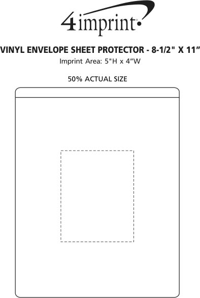 4imprint.com: Vinyl Envelope Sheet Protector - 8-1/2" x 11" 104106-811
