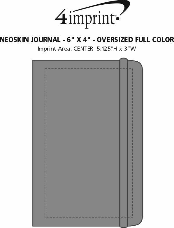 4imprint.com: Neoskin Journal - 6" x 4" - Oversized Full Color 104109 ...