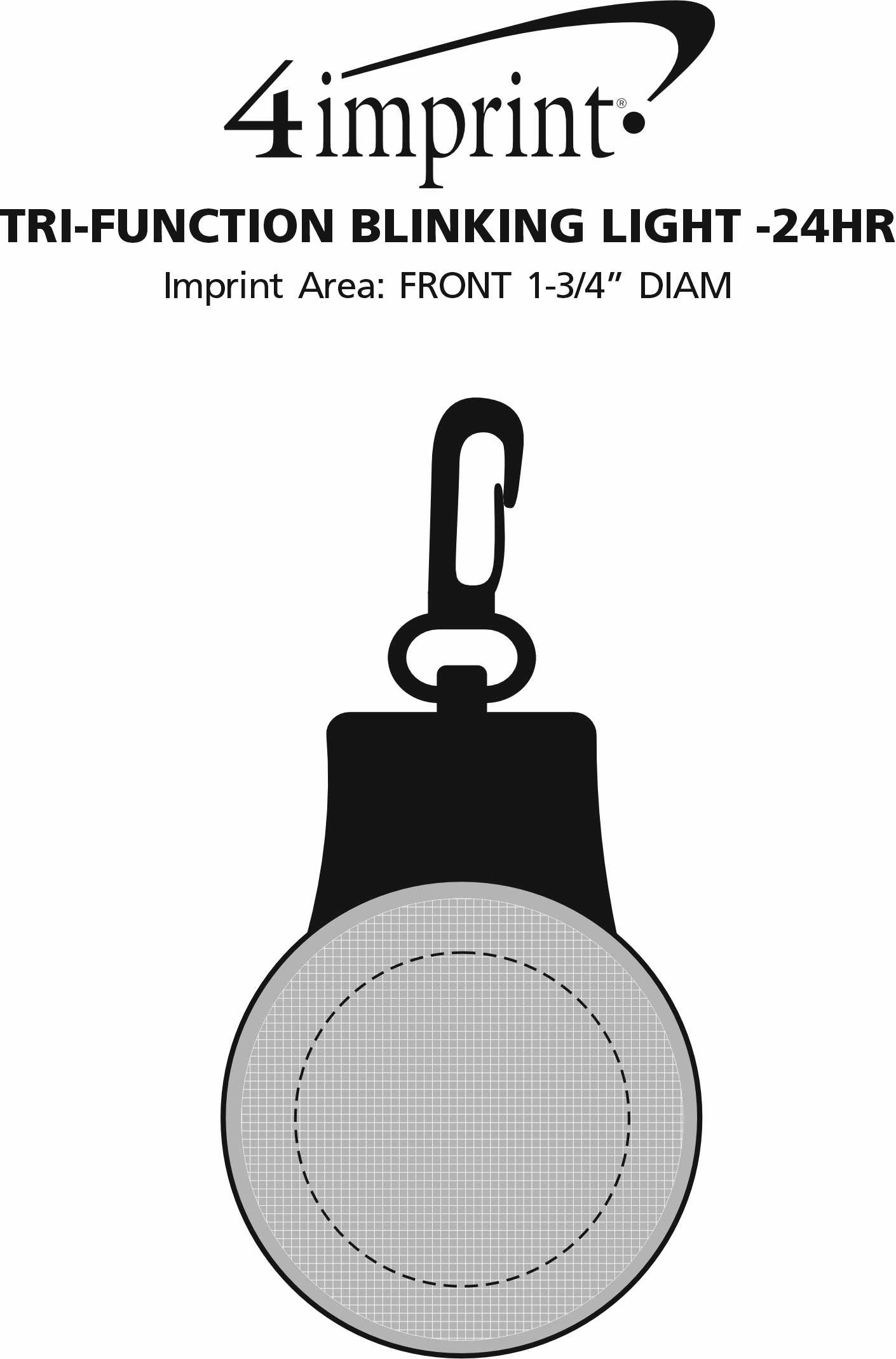 4imprint.com: Tri-Function Blinking Light - 24 hr 104187-24HR