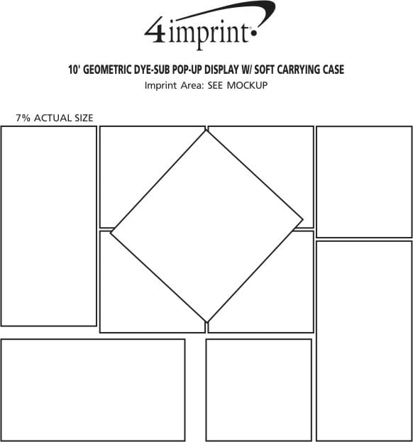 4imprint.com: 10' Geometric Pop-Up Display with Soft Carrying Case ...