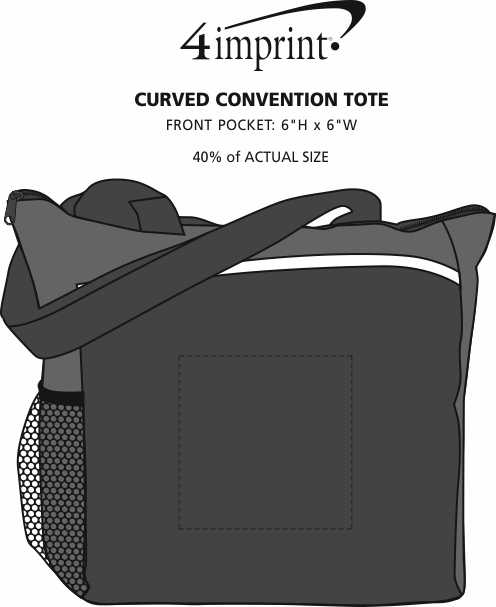 4imprint.com: Curved Convention Tote 110731