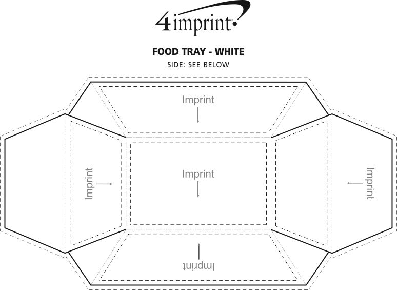 4imprint.com: Food Tray - White 112525-W