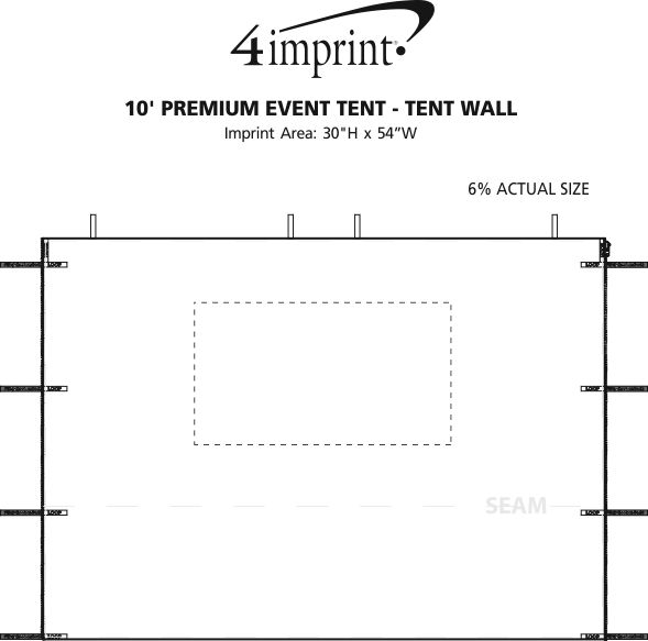 4imprint.com: Premium 10' Event Tent - Tent Wall 112531-TW