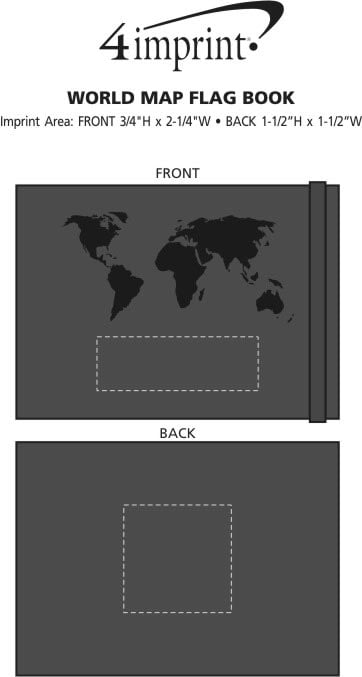 4imprint.com: World Map Flag Book 112716