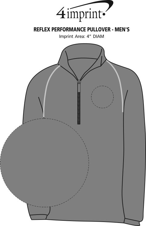 4imprint.com: Reflex Performance Pullover - Men's 113191-M