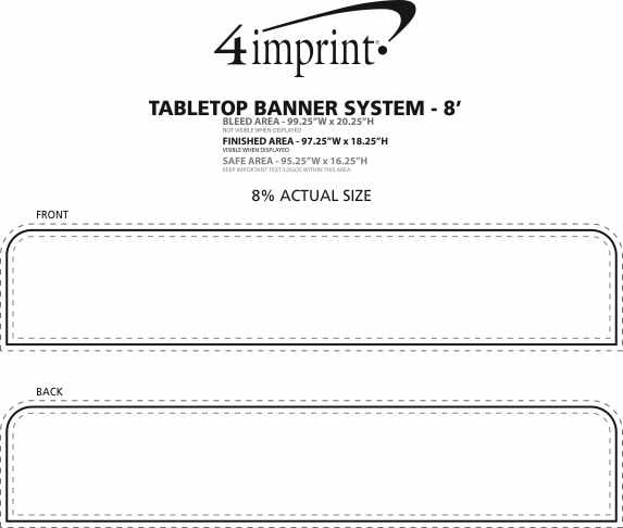 4imprint.com: Tabletop Banner System - 8' 113513-8
