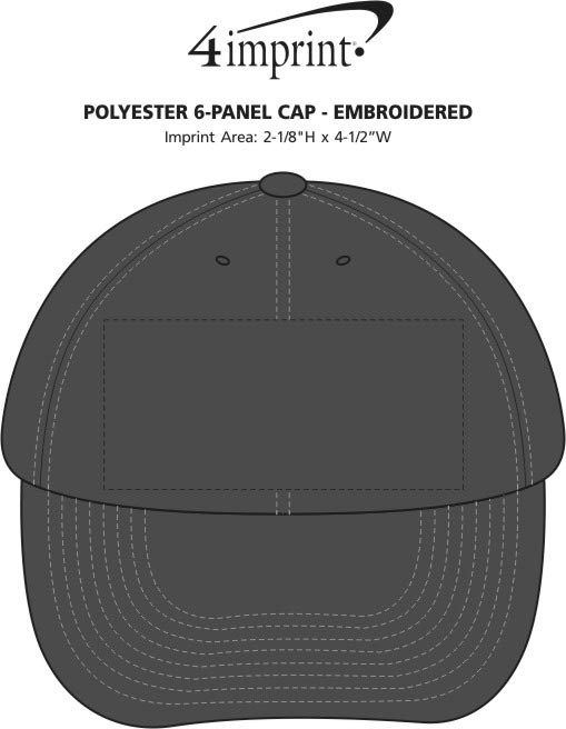 4imprint.com: Polyester 6-Panel Cap - Embroidered 113603-E