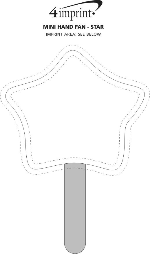 4imprint.com: Mini Hand Fan - Star 113742-ST