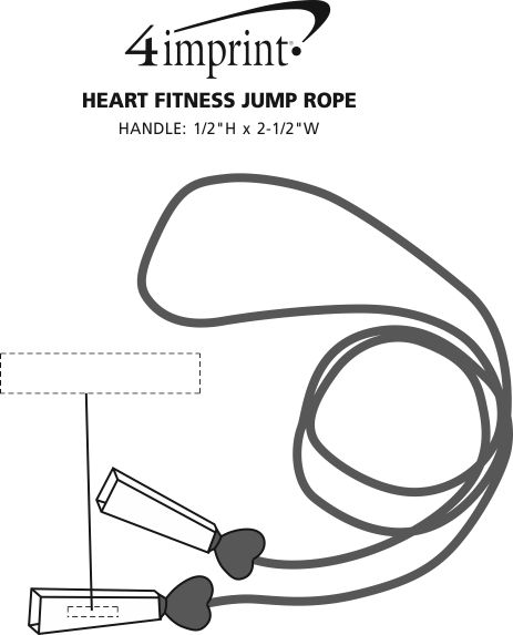 4imprint.com: Heart Fitness Jump Rope 114626