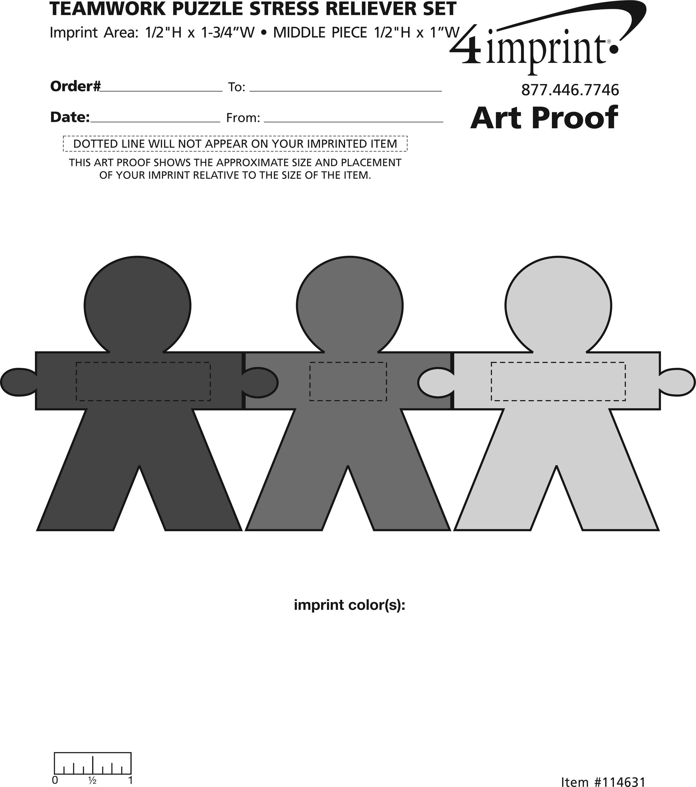 4imprint.com: Teamwork Puzzle Stress Reliever Set - 24 hr 114631-24HR