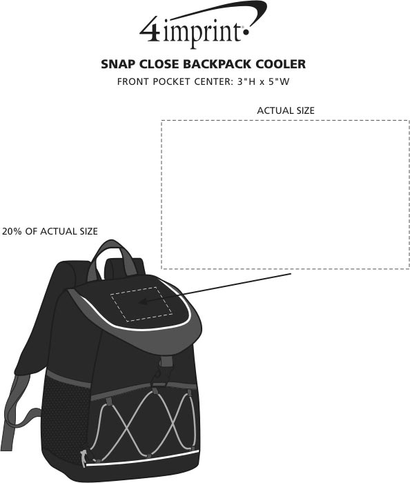4imprint.com: Snap Close Backpack Cooler 114980