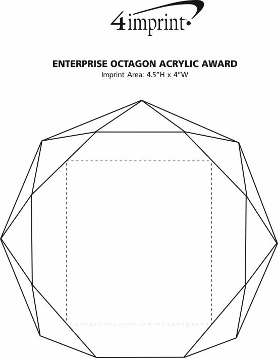 4imprint.com: Enterprise Octagon Acrylic Award 115611