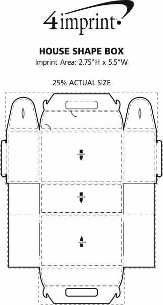 4imprint.com: House Shape Box 116269