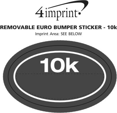 4imprint.com: Removable Euro Bumper Sticker - 10K 116501-10