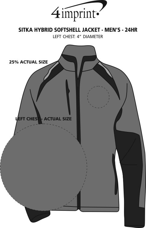 4imprint.com: Sitka Hybrid Soft Shell Jacket - Men's - 24 hr 120146-M-24HR
