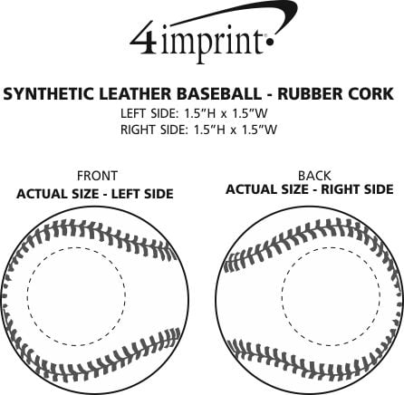 4imprint.com: Synthetic Leather Baseball - Rubber Core 120417-RC