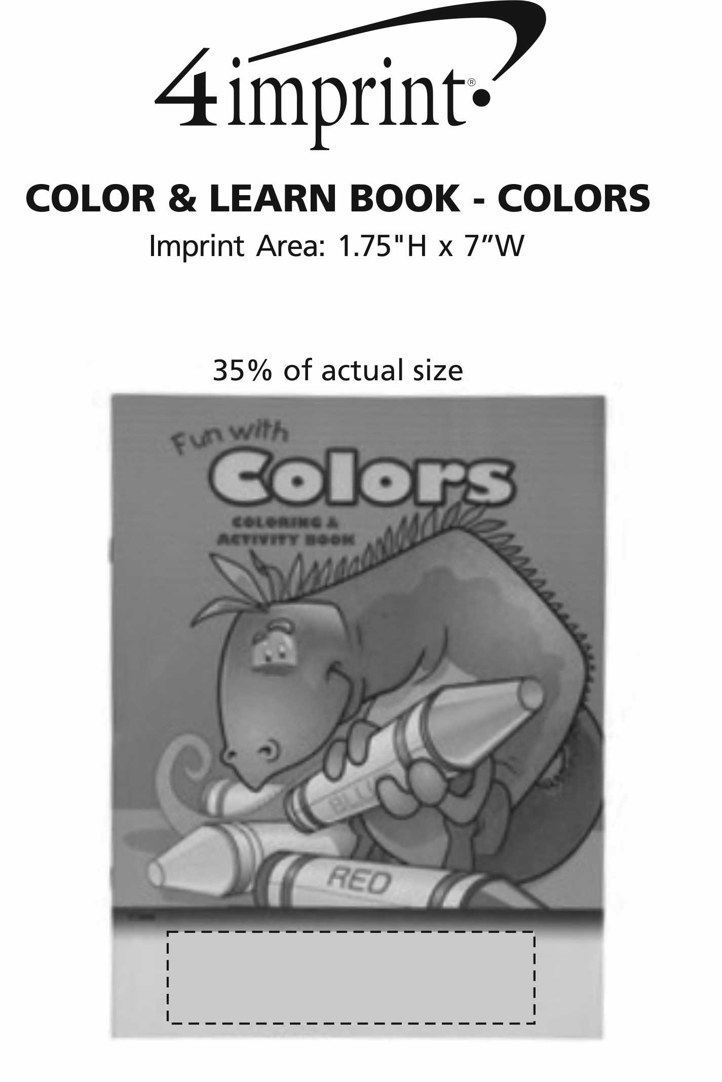 4imprint.com: Color & Learn Book - Colors 124503-C