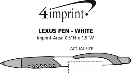 4imprint.com: Lexus Pen - White 125241-W