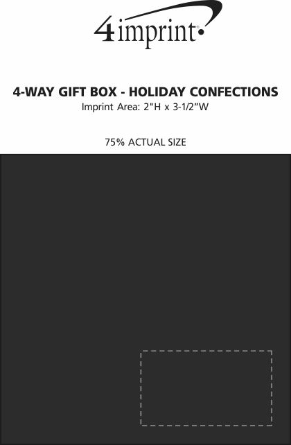 4imprint.com: 4-Way Gift Box - Holiday Confections 125381-HC