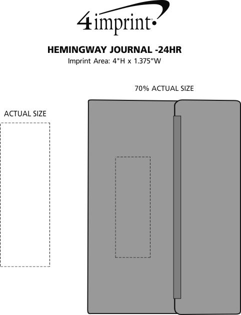 4imprint.com: Hemingway Journal - 24 hr 128971-24HR