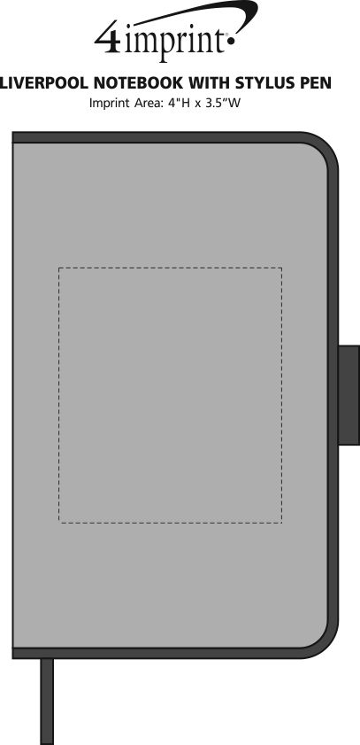 4imprint.com: Liverpool Notebook with Stylus Pen 131158