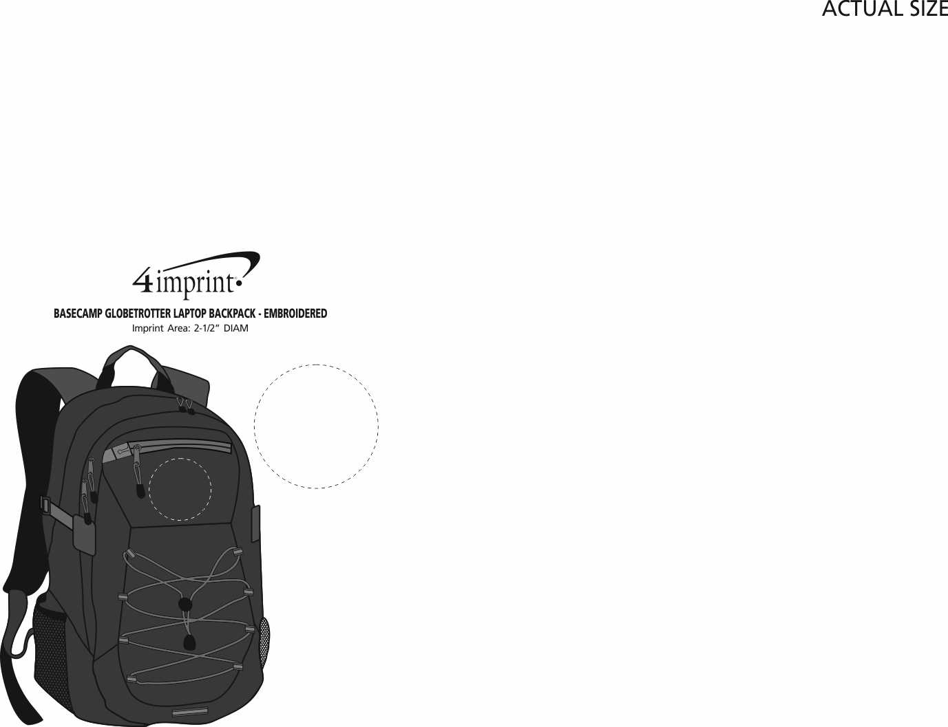 4imprint.com: Basecamp Globetrotter Laptop Backpack - Embroidered 131163-E
