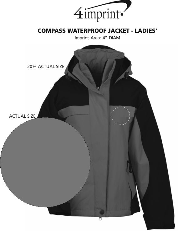 4imprint.com: Compass Waterproof Jacket - Ladies' 132383-L