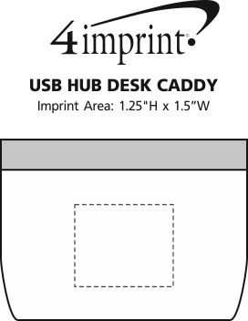 4imprint.com: USB Hub Desk Caddy 132672