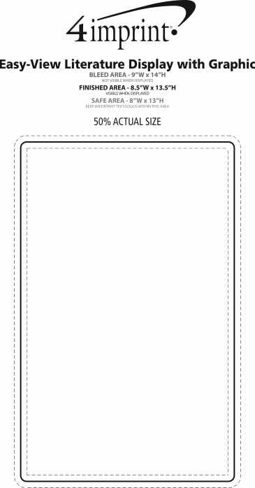 4imprint.com: Easy-View Literature Display with Graphic 133423-G