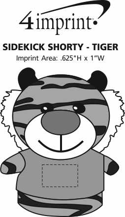 4imprint.com: Sidekick Shorty - Tiger 133733-TIG