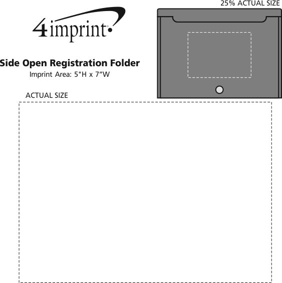 4imprint.com: Top Open Horizontal Registration Folder 134535