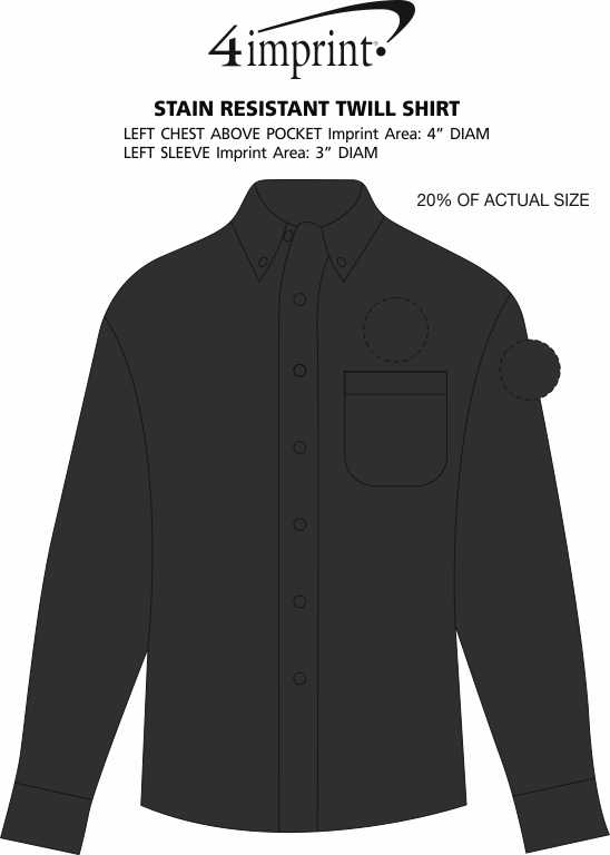 4imprint.com: Stain Resistant Twill Shirt 134598