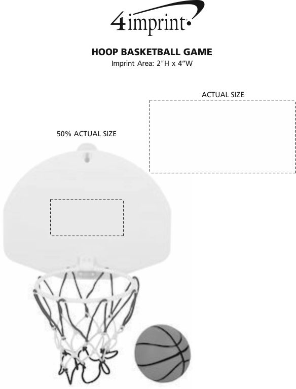 4imprint.com: Hoop Basketball Game 135759