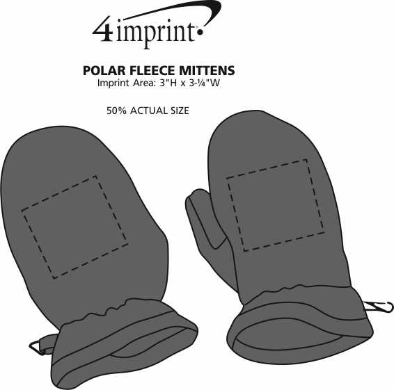 4imprint.com: Polar Fleece Mittens 138280