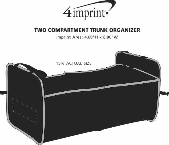 4imprint.com: Two Compartment Trunk Organizer 139825
