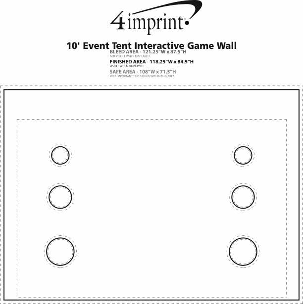 4imprint.com: 10' Event Tent Interactive Game Wall 139922-GW