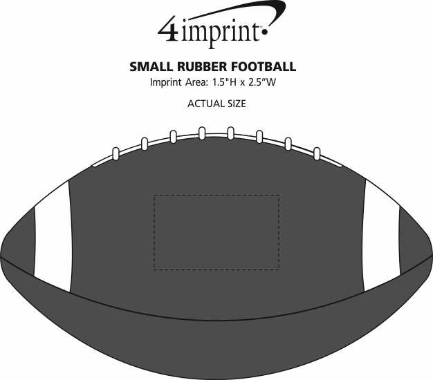 4imprint.com: Small Rubber Football 141321-S
