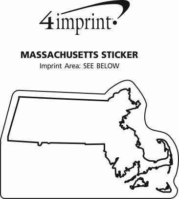 4imprint.com: Massachusetts Sticker 141671-MA