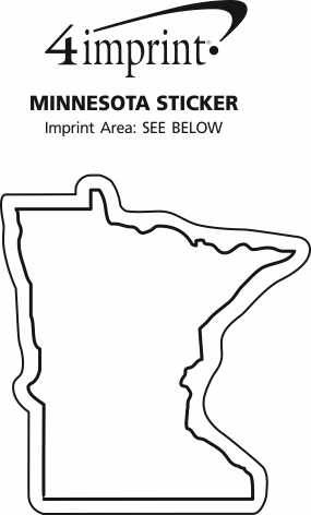 4imprint.com: Minnesota Sticker 141671-MN