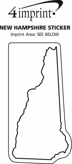 4imprint.com: New Hampshire Sticker 141671-NH