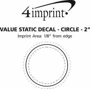 4imprint.com: Static Decal - Circle - 2" 142968-2