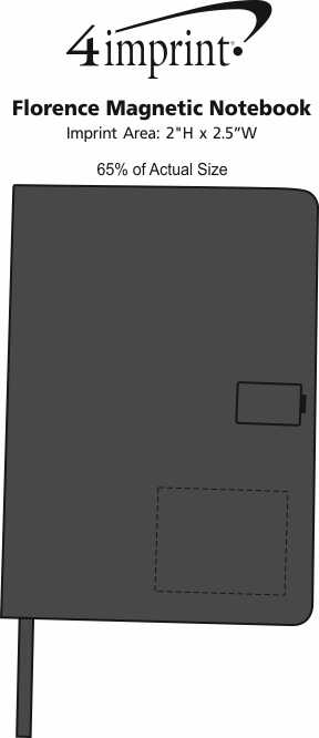 4imprint.com: Florence Magnetic Notebook 143480
