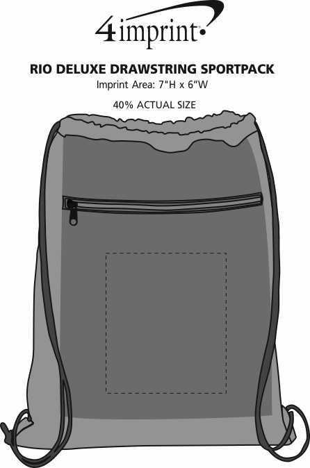 4imprint.com: Rio Deluxe Drawstring Sportpack 144119