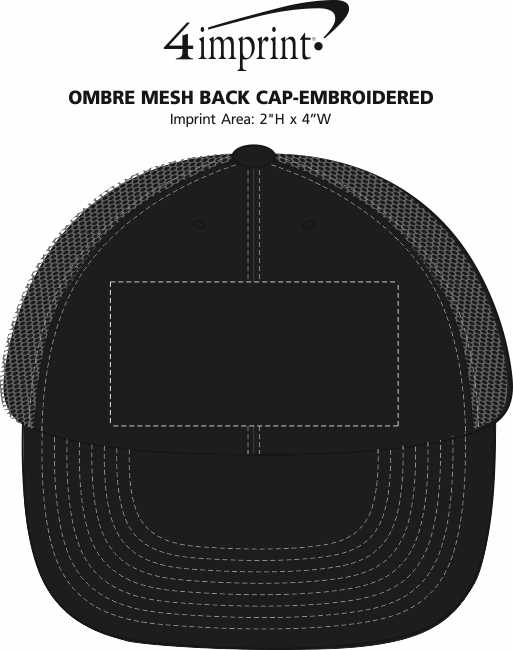 4imprint.com: Ombre Mesh Back Cap - Embroidered 145277-E